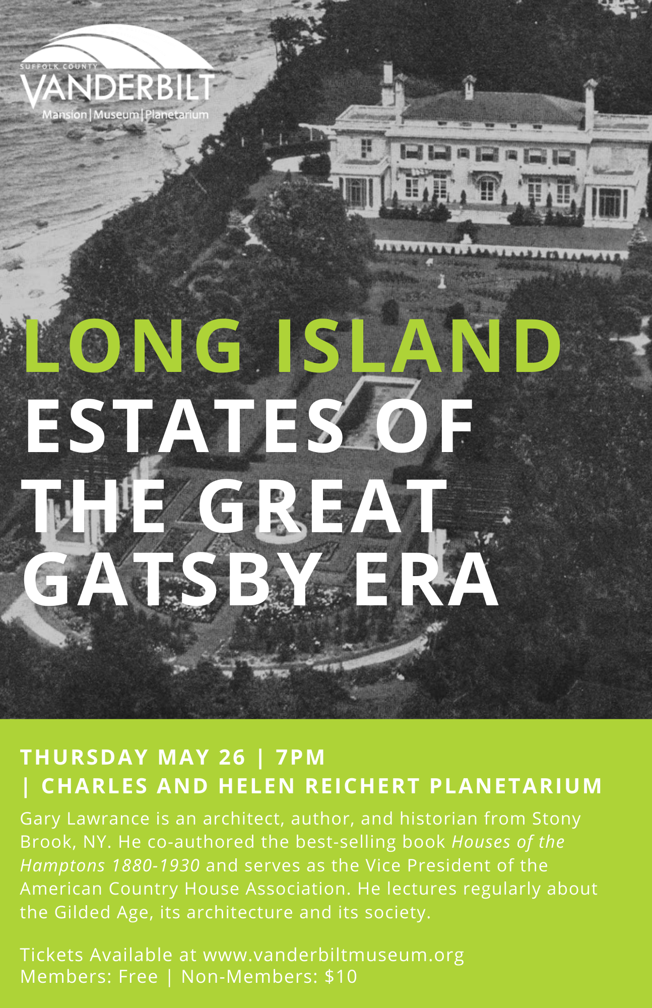 LONG ISLAND ESTATES OF THE GREAT GATSBY ERA | Planetarium Shows Long Island