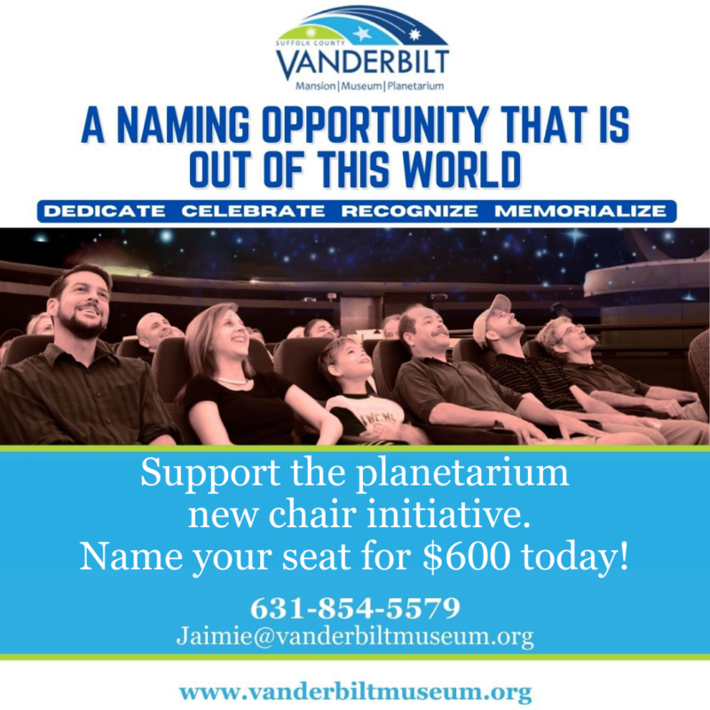 Name a Planetarium Chair | Planetarium Shows Long Island